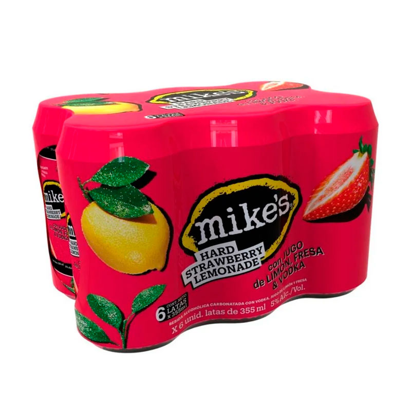 Sixpack Bebida Mike's Hard Lemonade Lata 355ml - Pide.pe