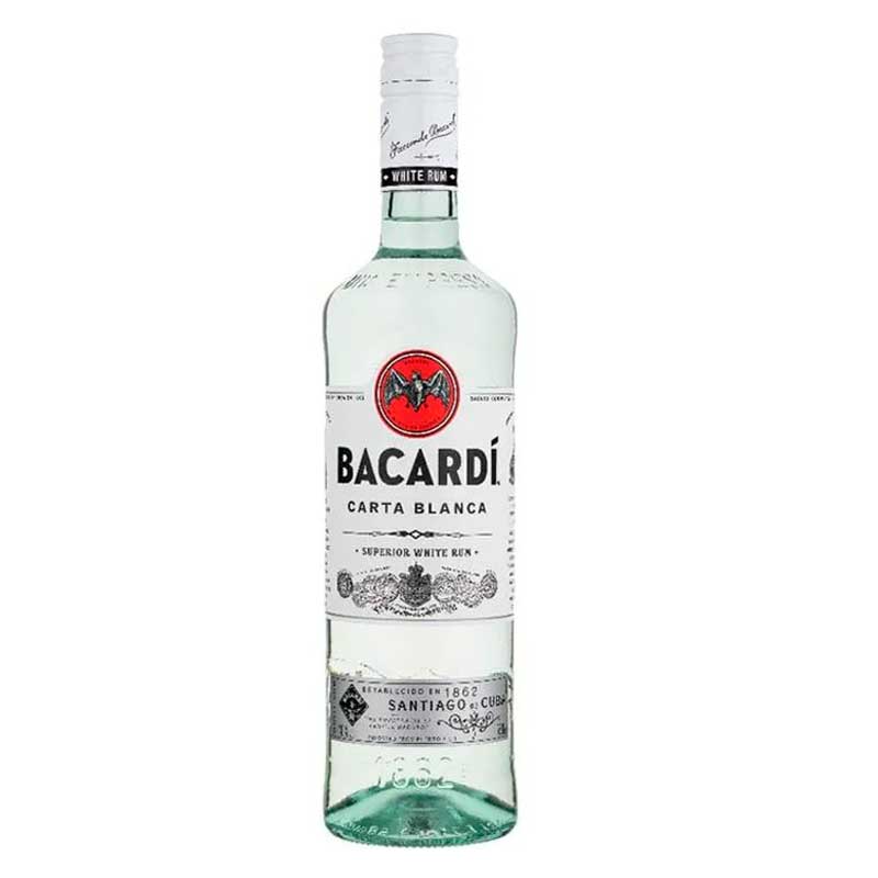 Ron BACARDI Carta Blanca Botella 750ml - Pide.pe