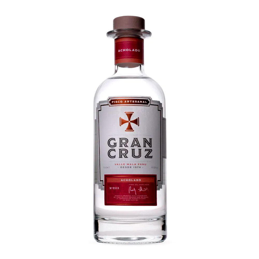 Pisco GRAN CRUZ Acholado Botella 700ml - Pide.pe