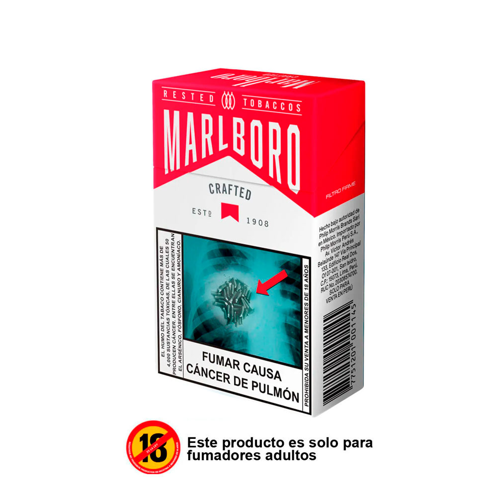 Cigarros MARLBORO Crafted Red X 20 Und. - Pide.pe